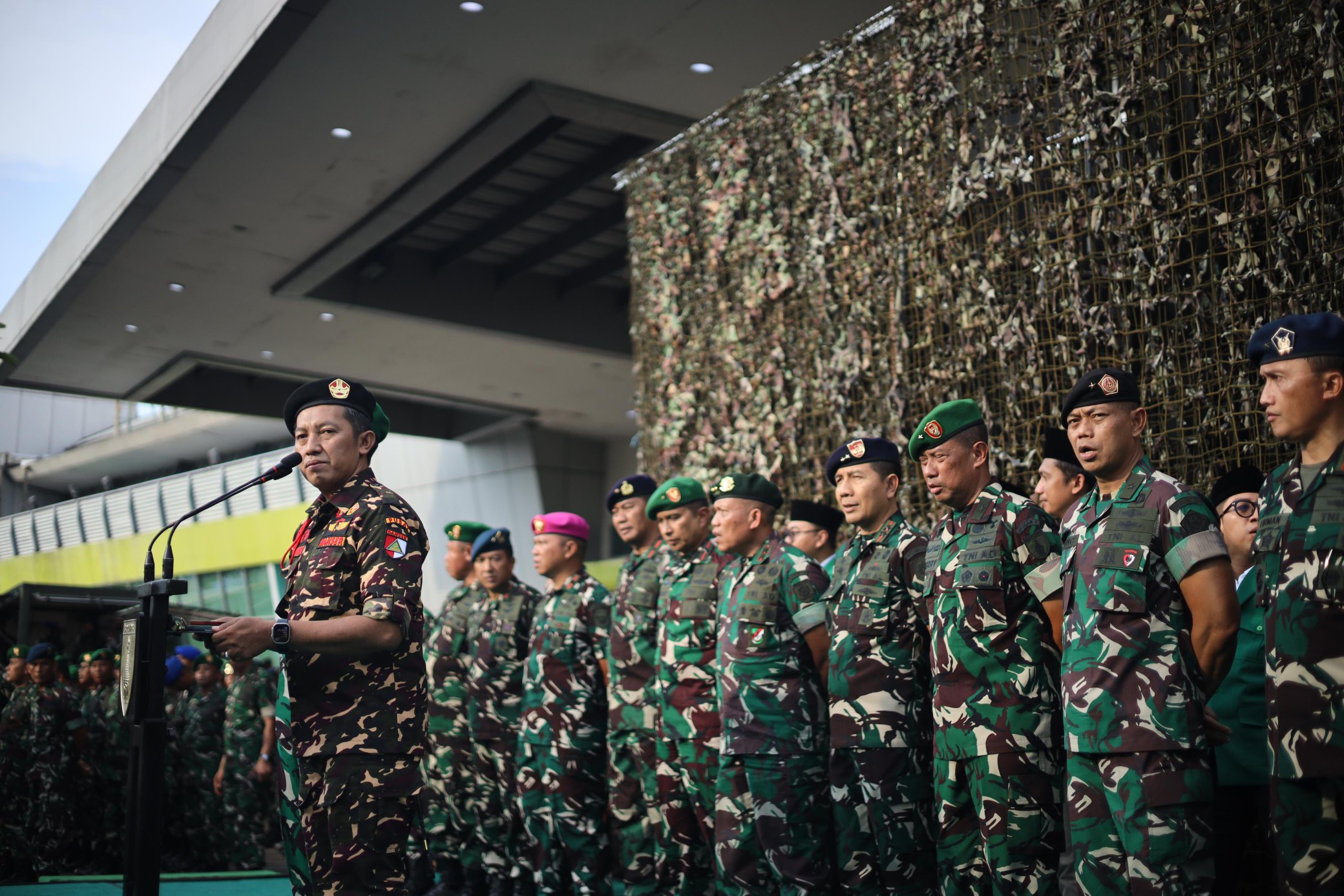 Apel 20.000 Kader Ansor-TNI di Surabaya Wujudkan Indonesia Emas 2045 ...